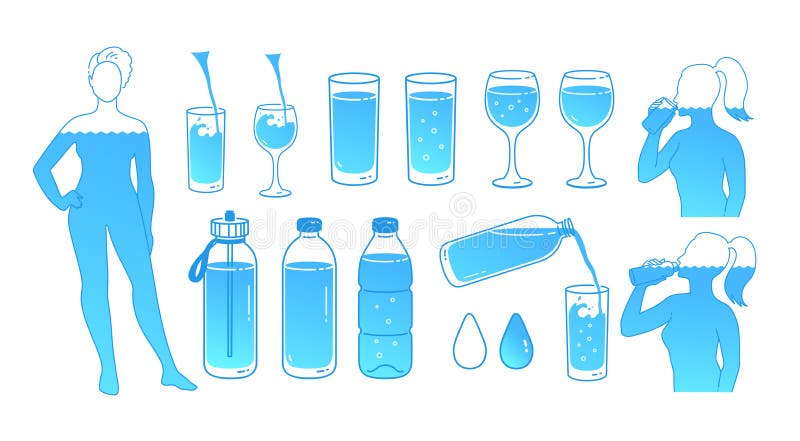 Cartoon Hydration Stock Illustrations – 981 Cartoon Hydration Stock ...
