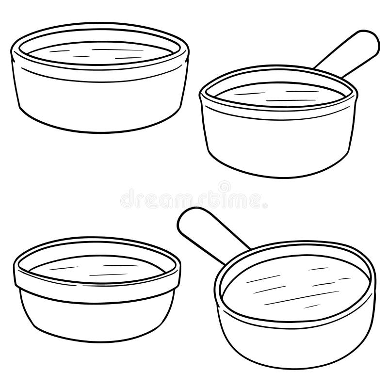 Vector set of water dipper stock vector. Illustration of drawing ...