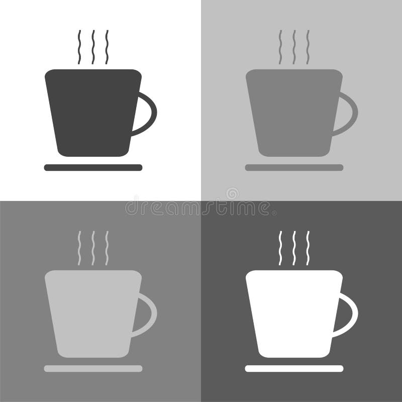 Vector Set Web Icon on White-grey-black Color. Stock Vector ...
