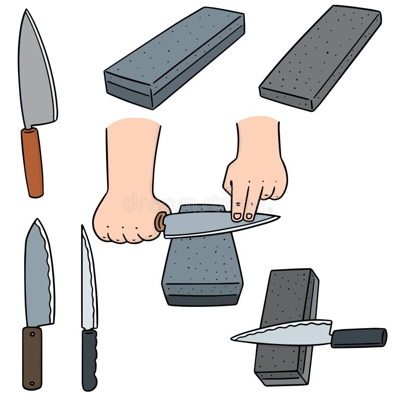 Sharpening Stone Icon Vector from Butcher Collection. Thin Line ...