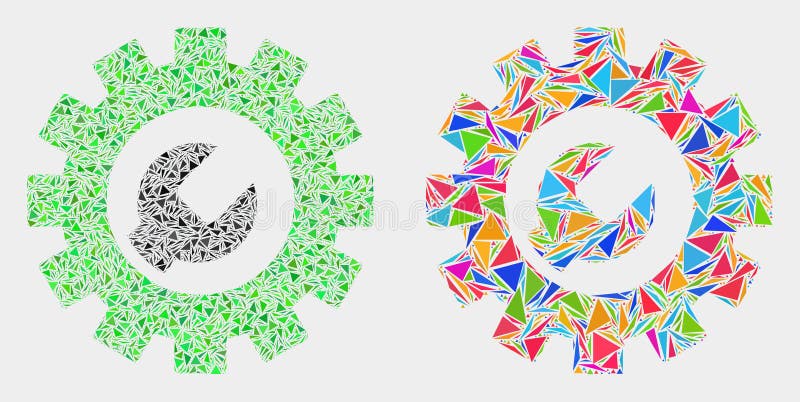 Vector Setup Tools Icon and Grunge Work Permit Stamp Seal Stock Vector ...