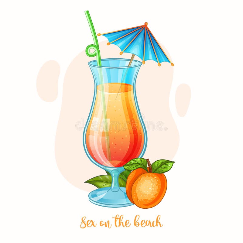 Sex Beach Cocktail Stock Illustrations 543 Sex Beach Cocktail Stock