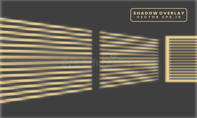 Vector Shadow Overlay Layer Effect Design. Stock Vector - Illustration ...