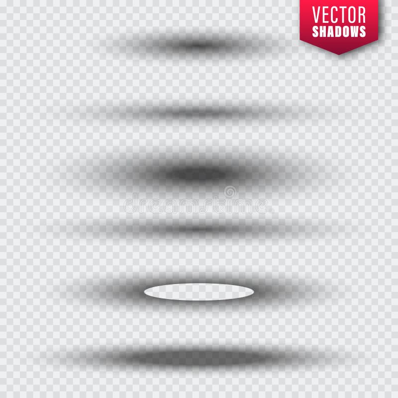 Realistic Shadows Collection. Page Dividers. Shadow from a Sheet of A4 ...