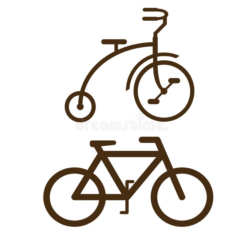 Vector shapes of bikes stock illustration. Illustration of abstract ...