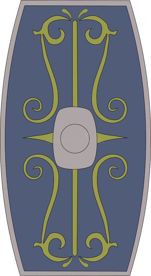 Vector Shield Of German Guard On White Background Stock Illustration ...