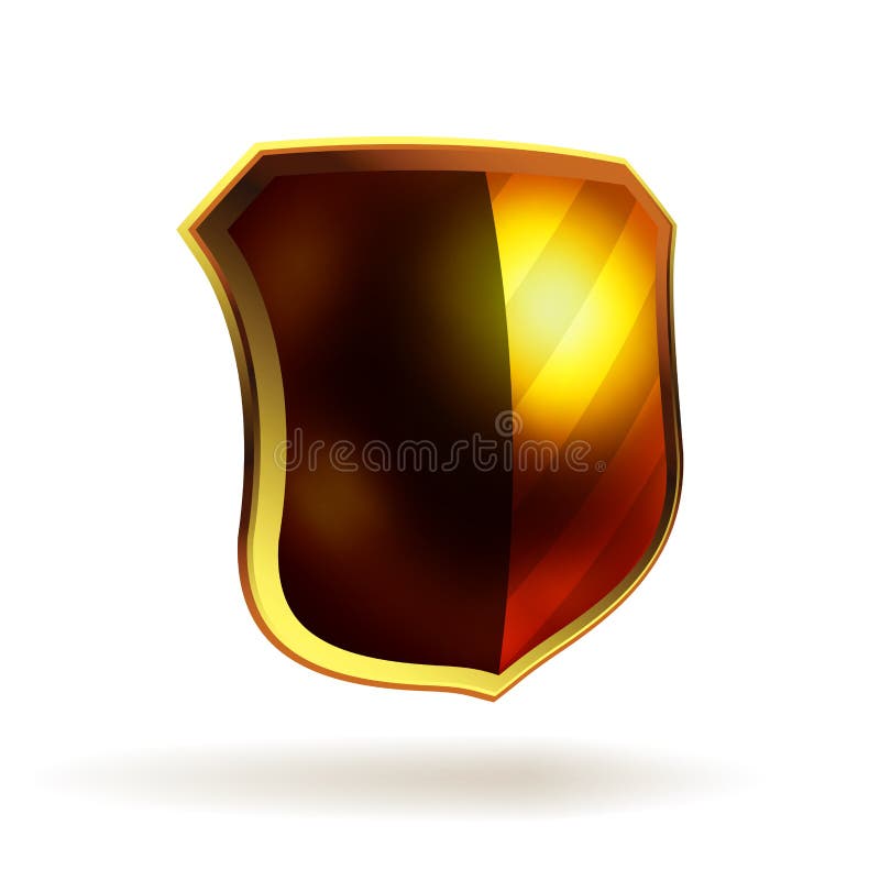 Vector Shield Template Item. EPS 8 Stock Vector - Illustration of ...