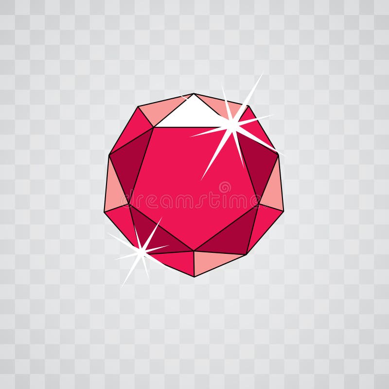 Vector Shining Gemstone Design Element, Symbol. Luxury Diamond I Stock ...