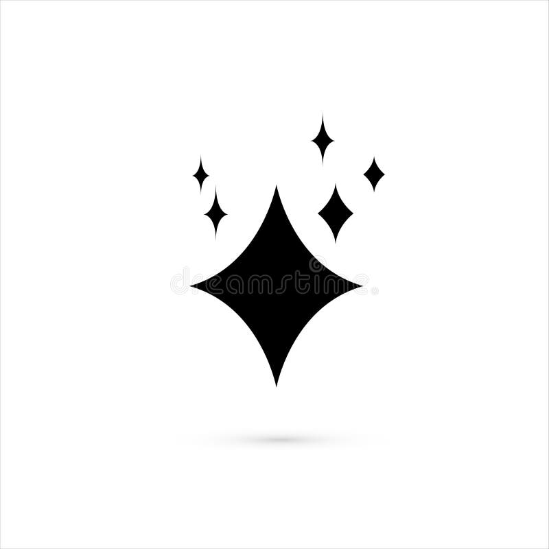 Vector Comics Effect: Transparent Diamond Shine, Isolated Illustration ...