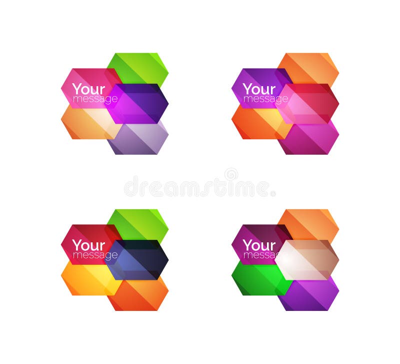 Vector Shiny Blank Web Option Boxes Stock Vector - Illustration of ...