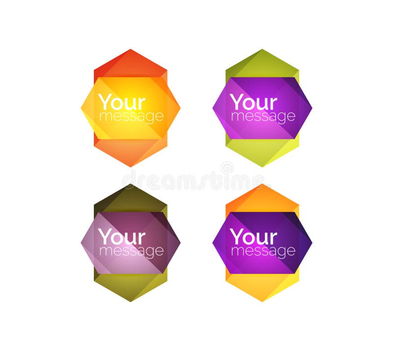 Vector Shiny Blank Web Option Boxes Stock Vector - Illustration of ...