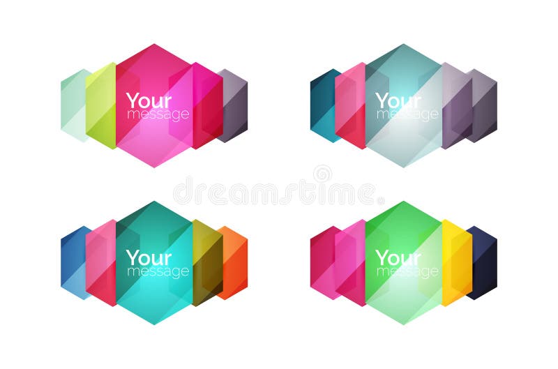 Vector Shiny Blank Web Option Boxes Stock Vector - Illustration of ...