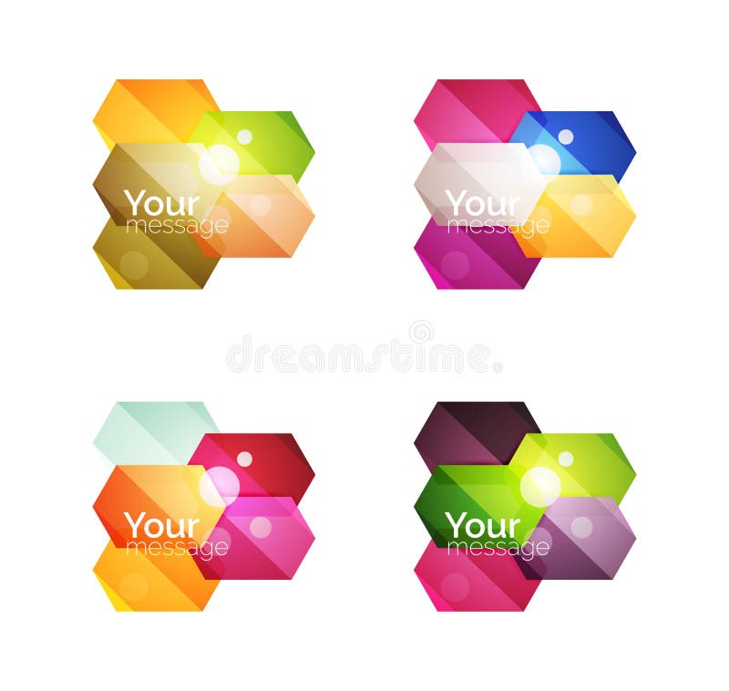 Vector Shiny Blank Web Option Boxes Stock Vector - Illustration of ...