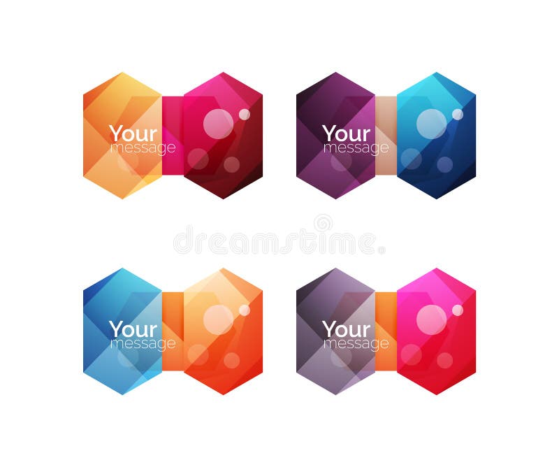 Vector Shiny Blank Web Option Boxes Stock Vector - Illustration of ...