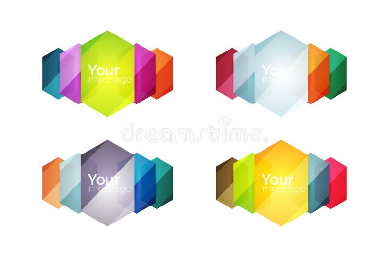 Vector Shiny Blank Web Option Boxes Stock Vector - Illustration of ...