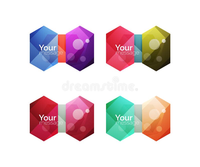 Vector Shiny Blank Web Option Boxes Stock Vector - Illustration of ...