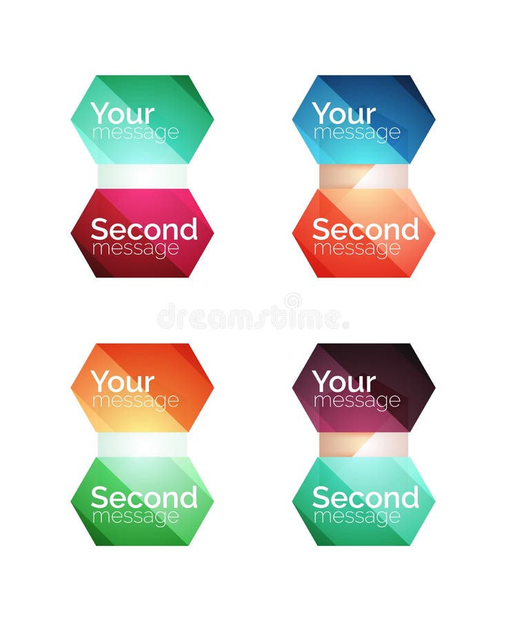 Vector Shiny Blank Web Option Boxes Stock Vector - Illustration of ...