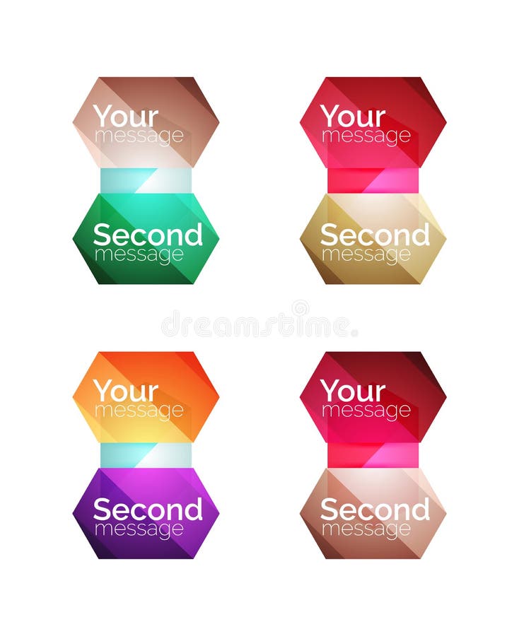 Vector Shiny Blank Web Option Boxes Stock Vector - Illustration of ...