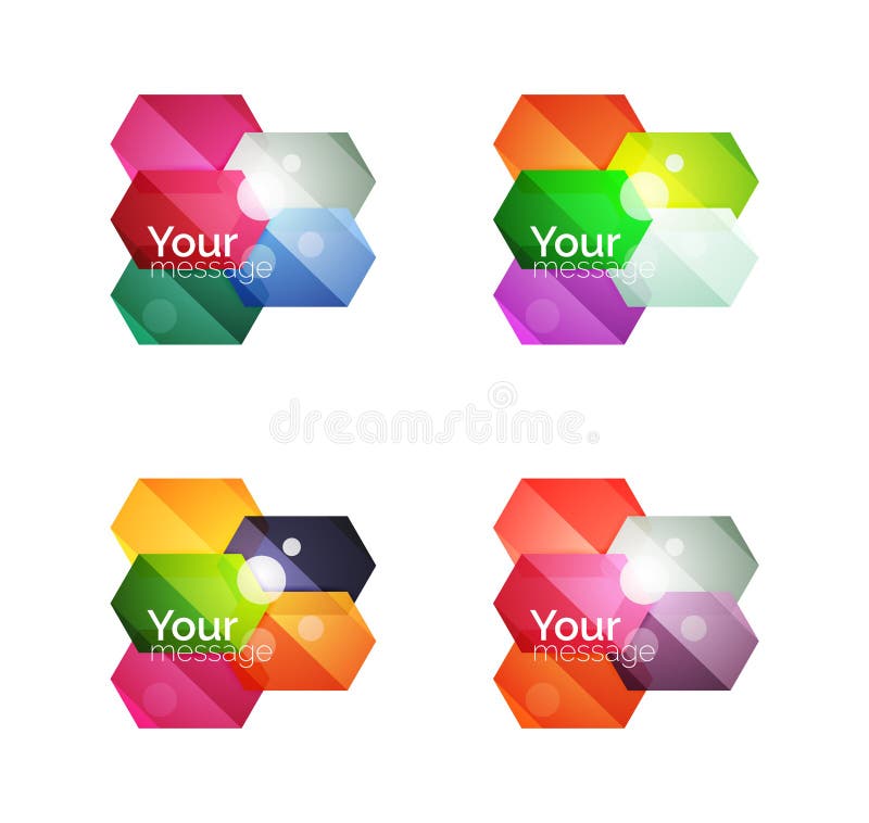 Vector Shiny Blank Web Option Boxes Stock Vector - Illustration of ...