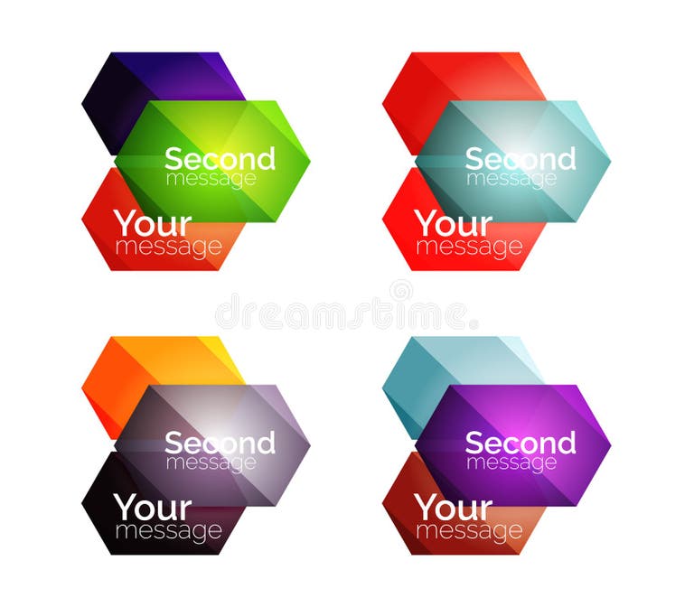 Vector Shiny Blank Web Option Boxes Stock Vector - Illustration of ...