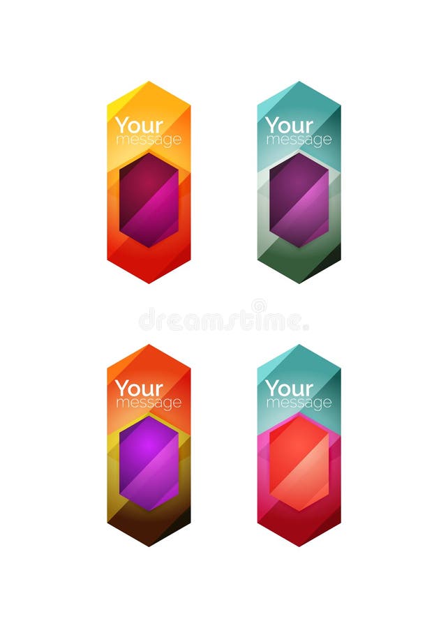 Vector Shiny Blank Web Option Boxes Stock Vector - Illustration of ...