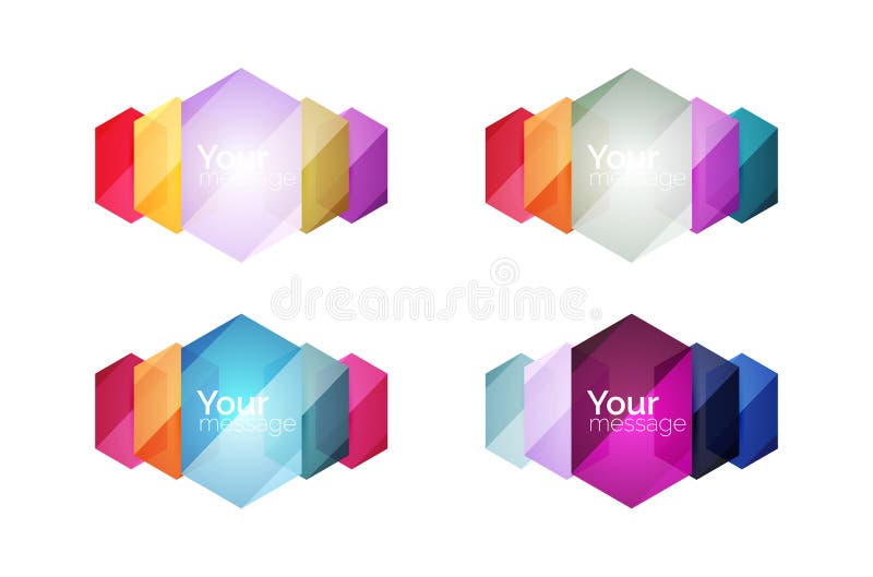 Vector Shiny Blank Web Option Boxes Stock Illustration - Illustration ...