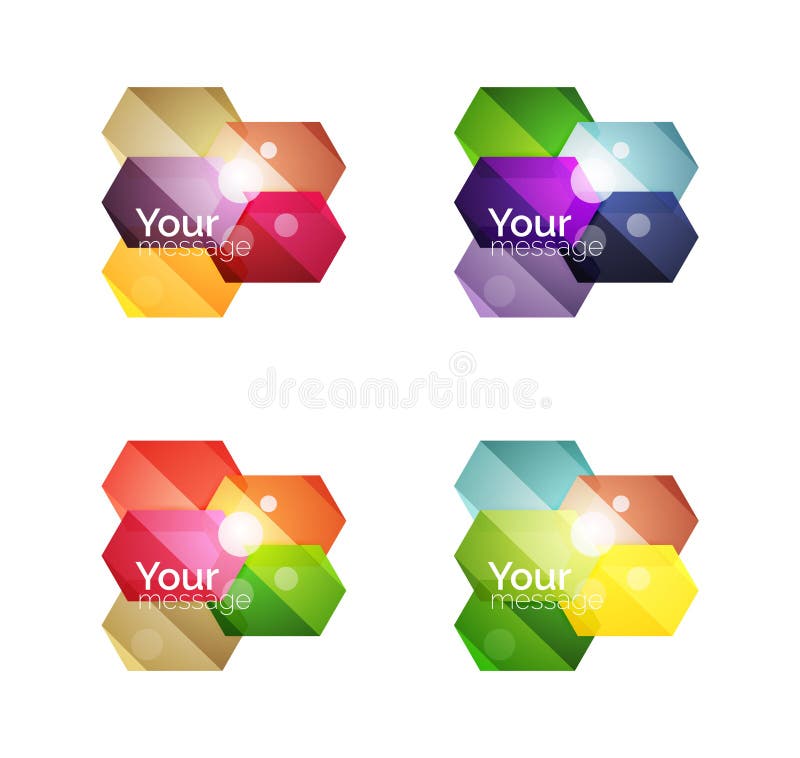 Vector Shiny Blank Web Option Boxes Stock Illustration - Illustration ...