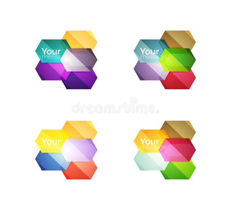 Vector Shiny Blank Web Option Boxes Stock Vector - Illustration of ...