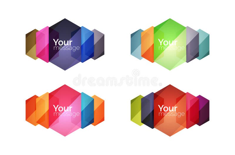 Vector Shiny Blank Web Option Boxes Stock Vector - Illustration of ...