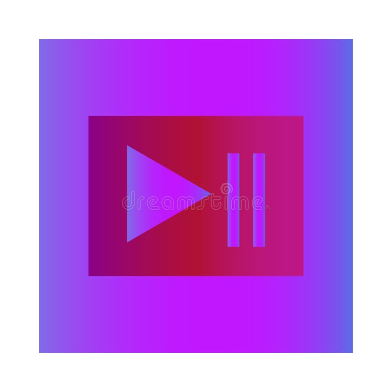 Vector Shiny Elements - Play, Pause, Stop, Forward Stock Vector ...