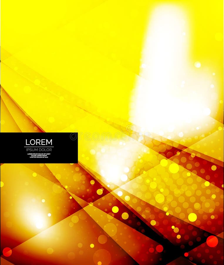 Vector Shiny Glittering Light Background Stock Vector - Illustration of ...