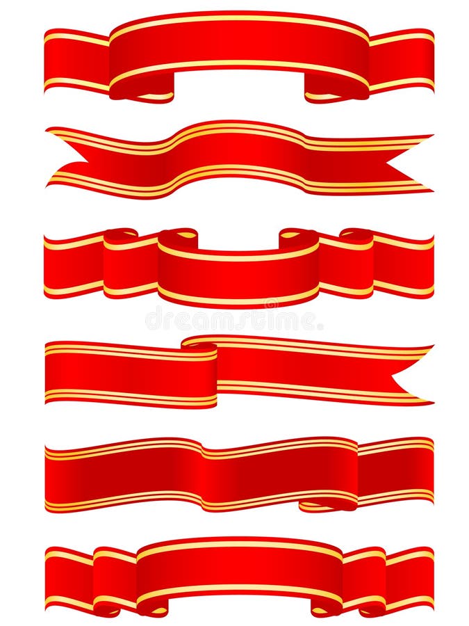 Vector shiny ribbons stock vector. Illustration of element - 8084722