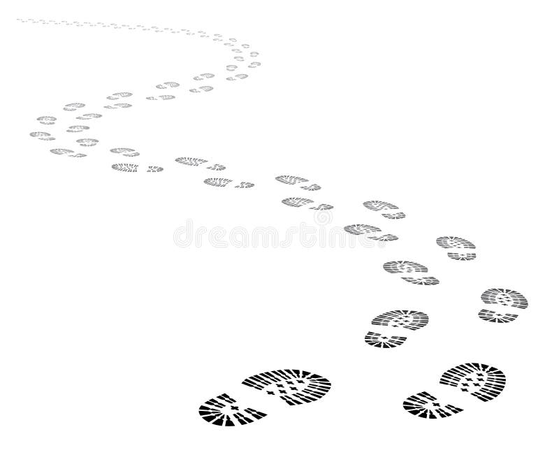 Shoe Prints Walking Clip Art