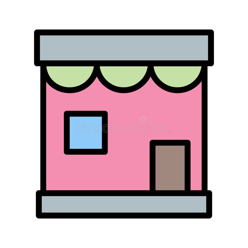 Vector Shop Icon for Personal and Commercial Use. Stock Illustration ...