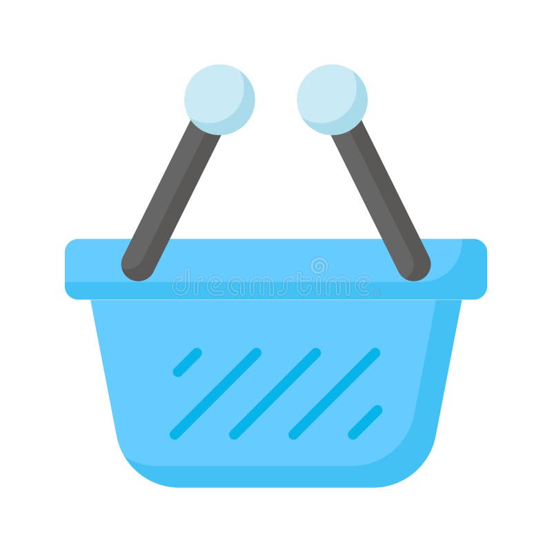 A Vector of Shopping Basket, Editable Style, a Customizable Vector of ...
