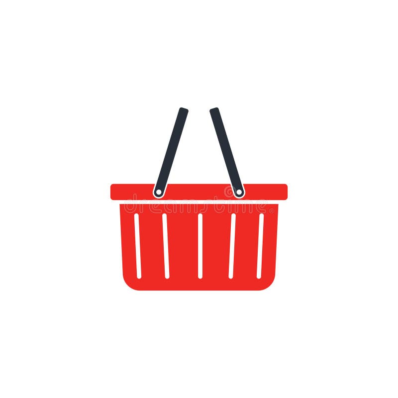 Vector Shopping Basket Logo Icon Stock Vector - Illustration of sale ...