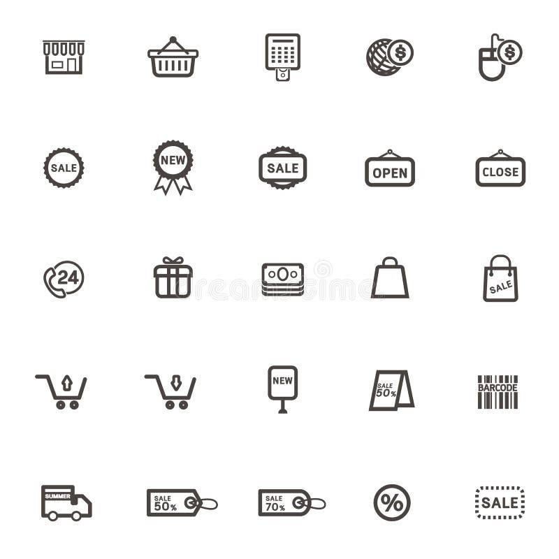 Black White Icons Order Stock Illustrations – 2,893 Black White Icons ...