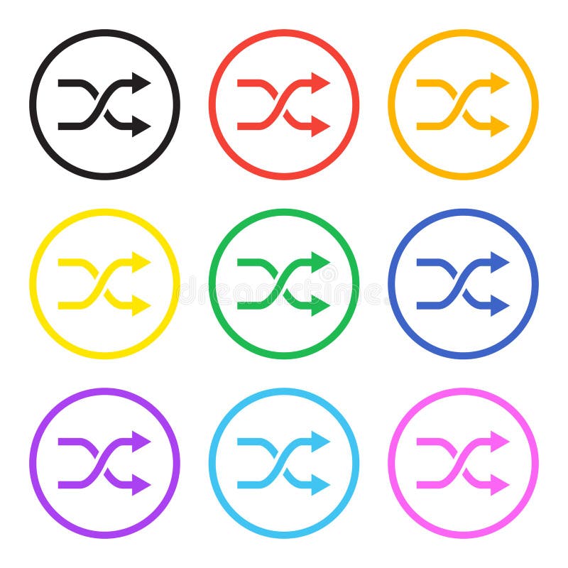 Shuffle Button Stock Illustrations – 2,072 Shuffle Button Stock ...