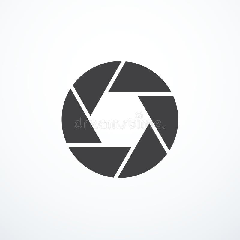 Vector shutter icon stock vector. Illustration of design - 108035339