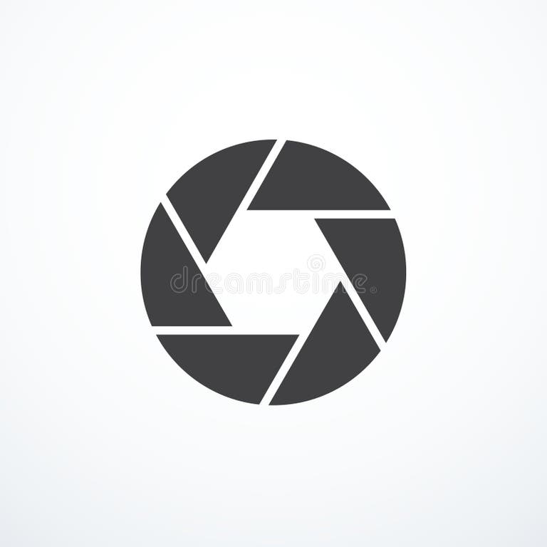 Vector shutter icon stock vector. Illustration of design - 108035339