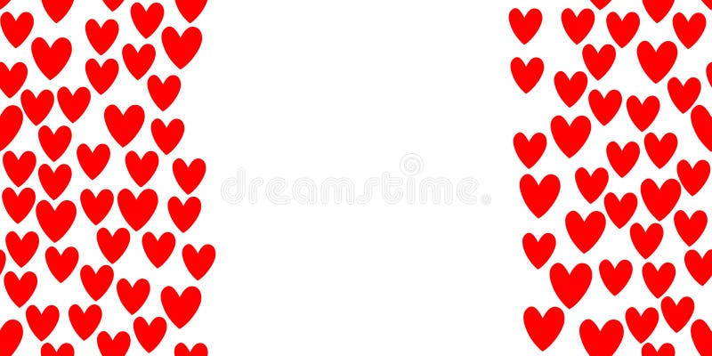 Hearts Side Border Stock Illustrations – 117 Hearts Side Border Stock ...