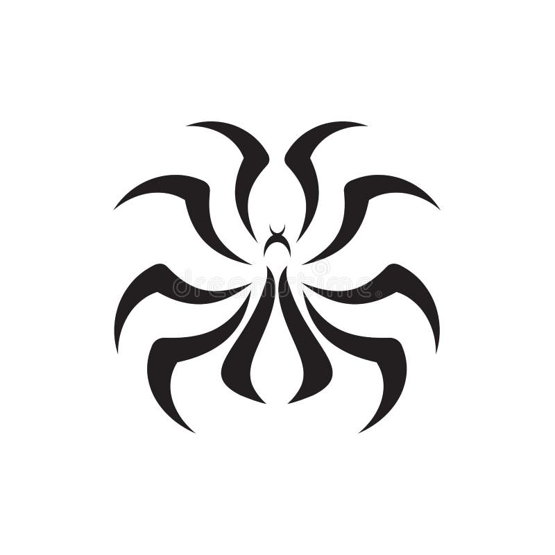 Vector Sign Abstract Spider Stock Vector - Illustration of corporate ...