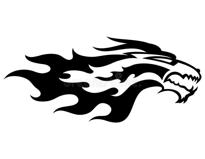 Dragon Flames Vector Stock Illustrations – 233 Dragon Flames Vector ...