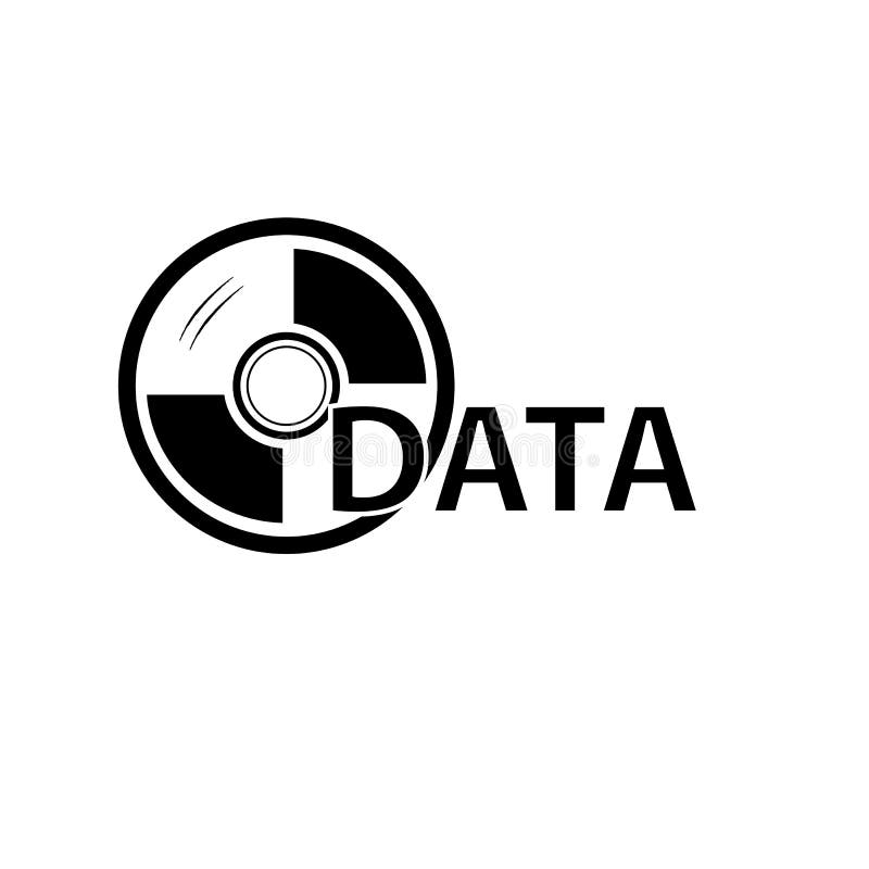 Sign for DVD Data, Isolated on White Stock Vector - Illustration of ...