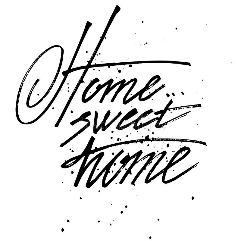 Vector Sign - Handmade Calligraphy Stock Vector - Illustration of ...