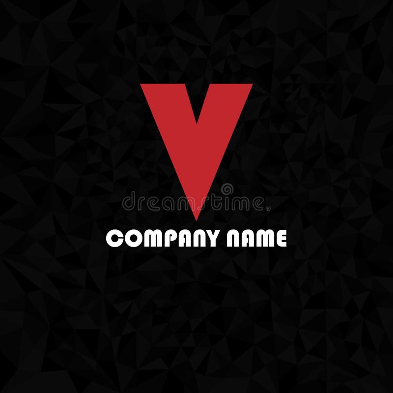 Vector Sign Initial Letter V Stock Illustration - Illustration of ...