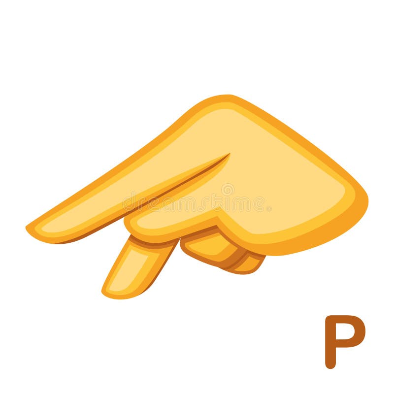 Vector Sign Language Icon Letter P Stock Vector - Illustration of ... Vector Sign Language Icon Letter P Stock Vector - Illustration of ...