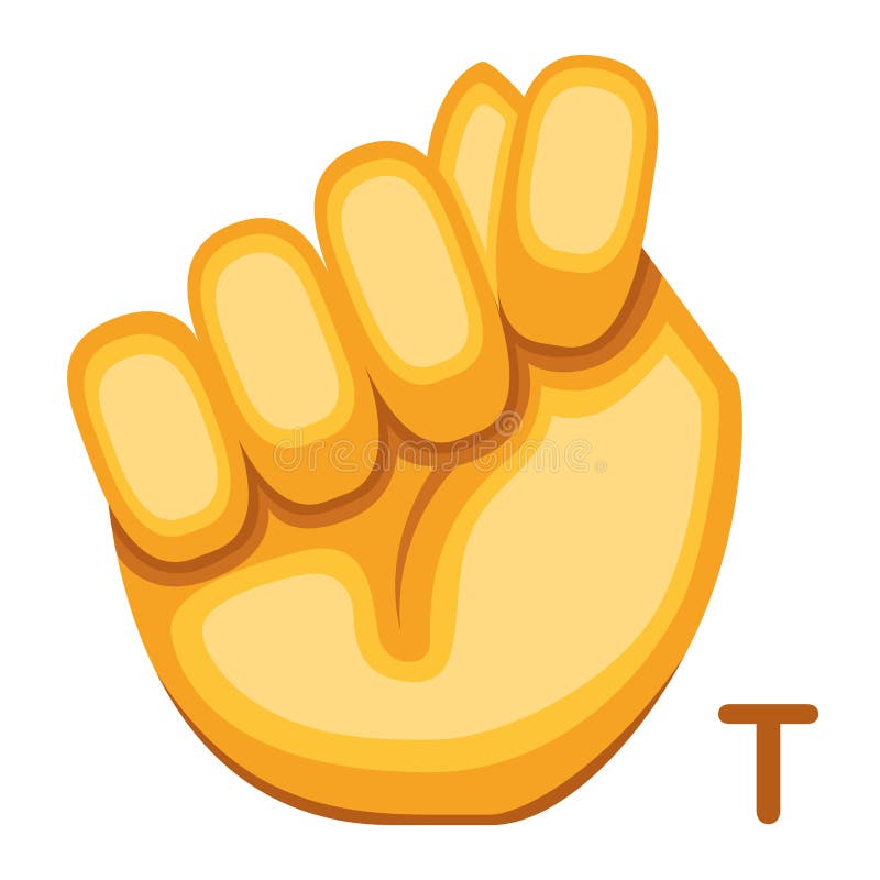 Letter T Sign Language Stock Illustrations – 1,024 Letter T Sign ...