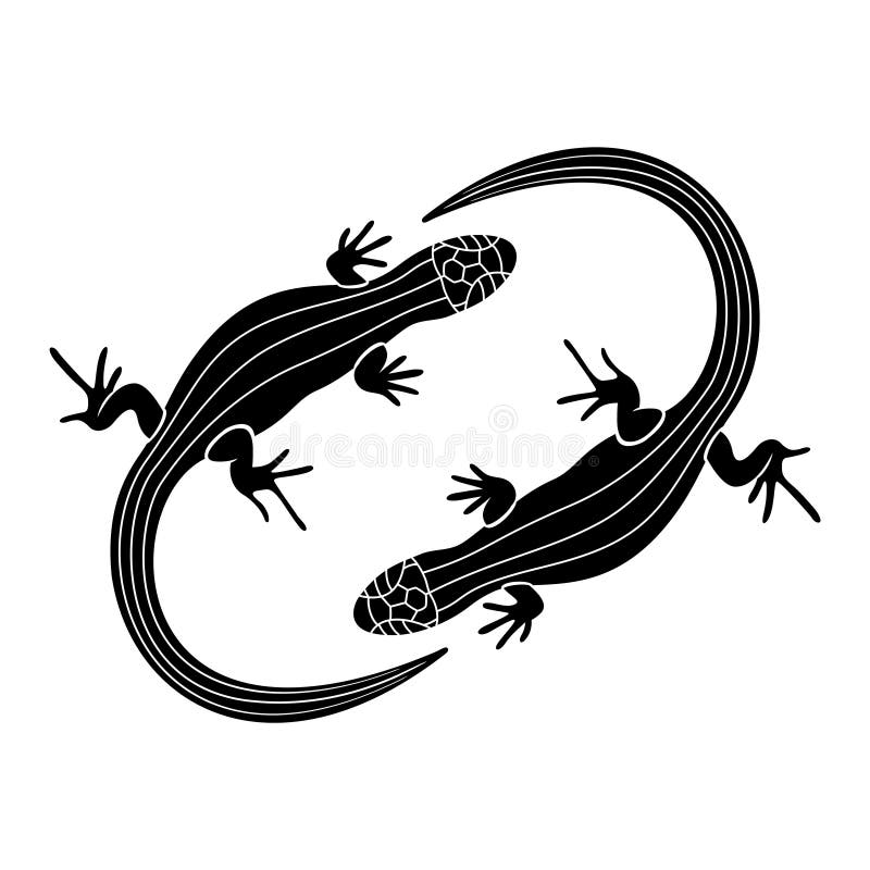 Vector Sign Lizards Stock Illustrations – 177 Vector Sign Lizards Stock ...