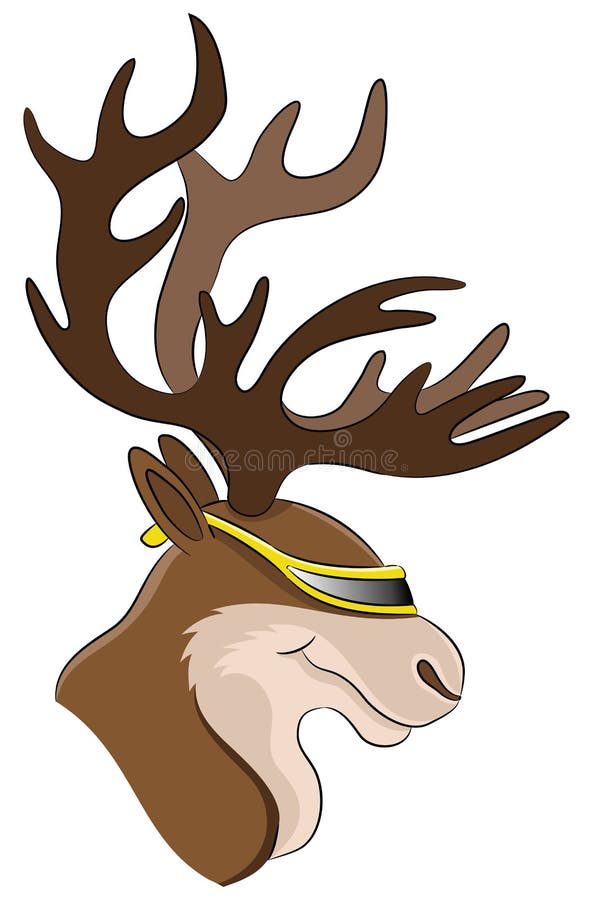 Vector sign. Reindeer. stock vector. Illustration of vector - 46827957